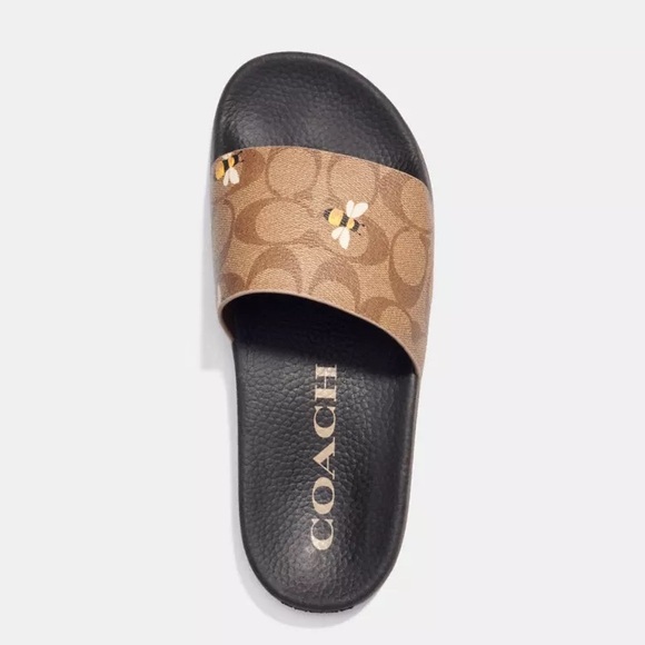 Coach | Shoes | Coach Sport Slide With Bumblebee Print | Poshmark